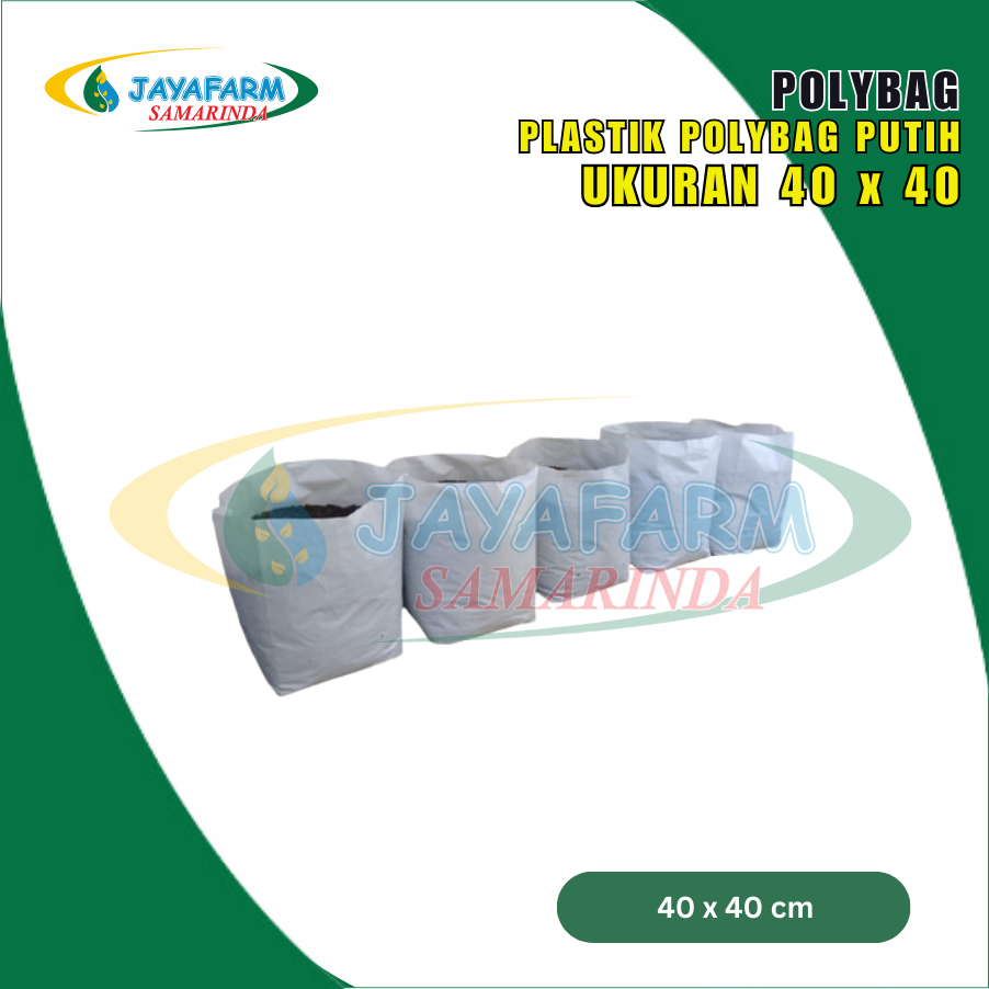 Jual Plastik Tanaman Semai Polybag Ukuran 40 x 40 – Putih | Shopee ...