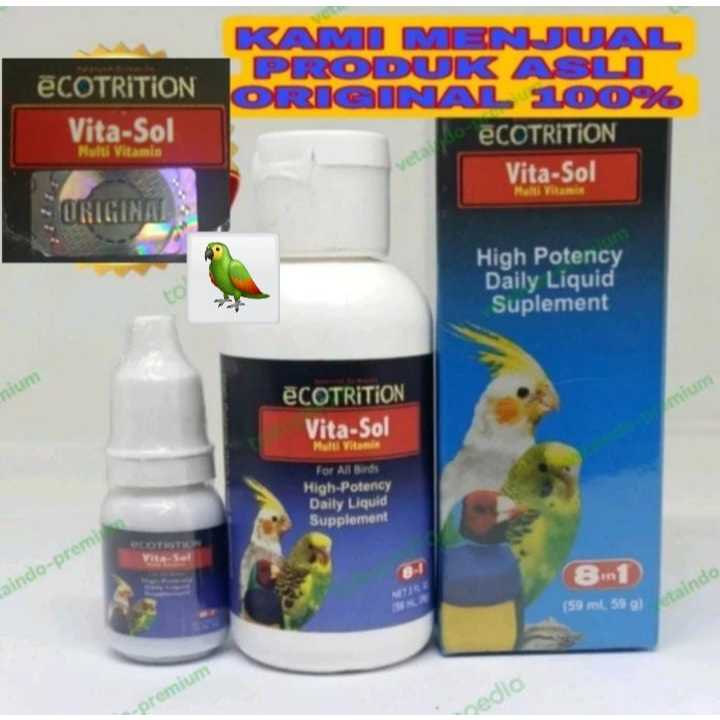 Jual VITASOL HIGH POTENCY VITAMIN BURUNG ASLI ORIGINAL IMPORT DOPING ...