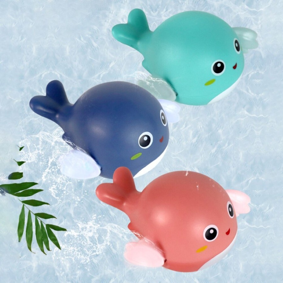 Jual Mainan Air Mandi Anak Bayi Dolphin lumba lumba Berenang Bak Mandi ...