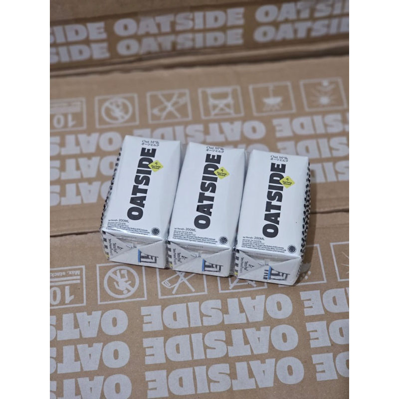 Jual OATSIDE Mini Straw Oat Milk Rasa Chocolate/Barista Blend 200 ml ...