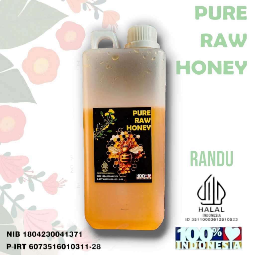 Jual Madu Murni Asli Madu Randu 1 Kg - Raw Honey | Shopee Indonesia