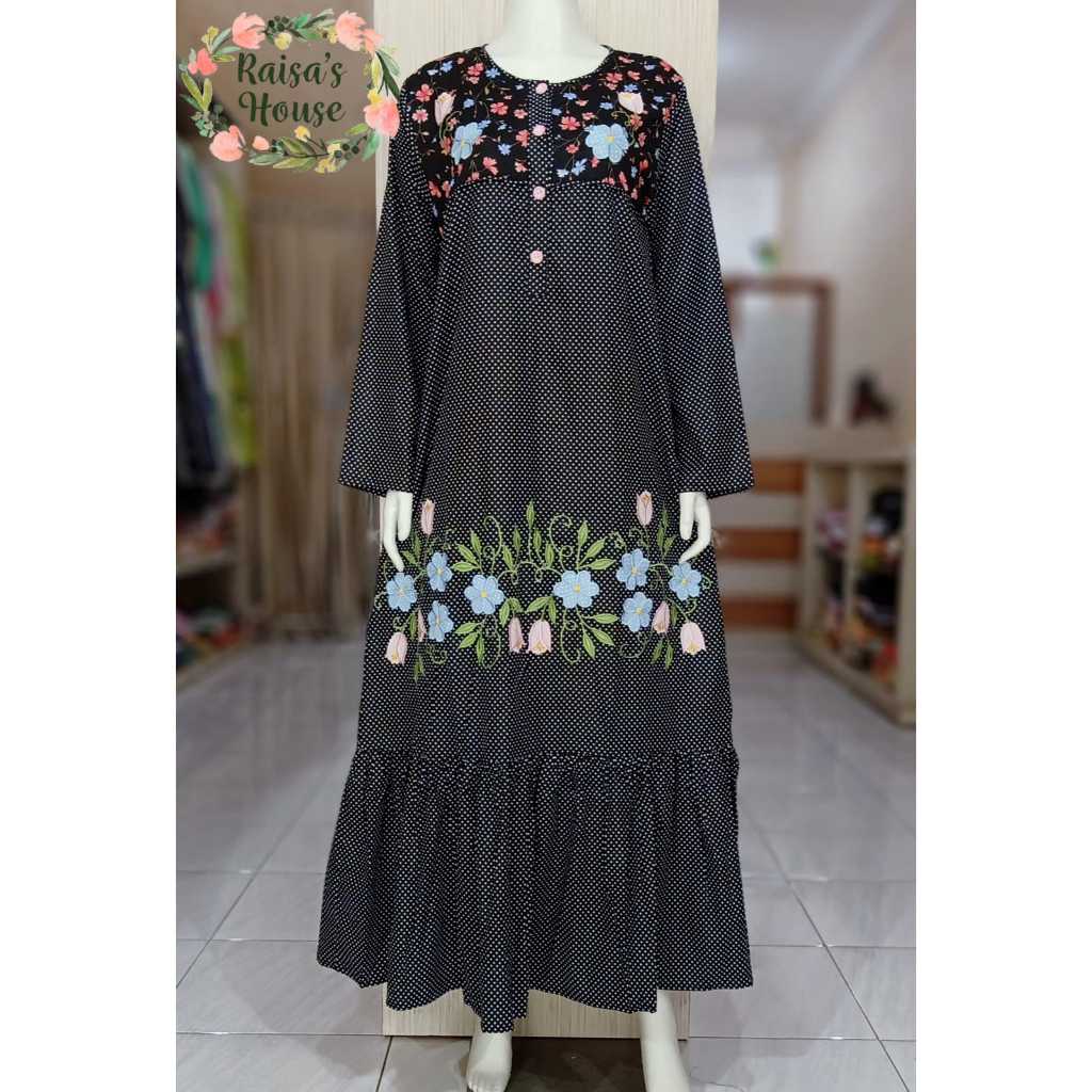 Jual DASTER LONGDRESS BORDIR KHAS MALANG - PANJANG - REMPEL BAWAH ...