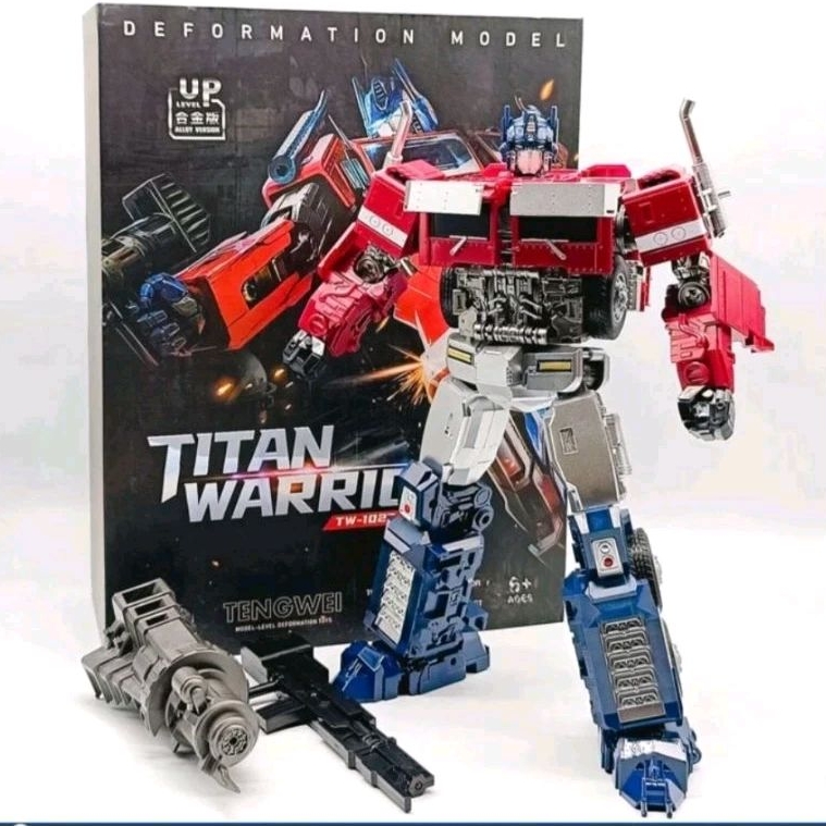 Jual Baiwei TW 1027 D Optimus Prime Tengwei Titan Warrior Deformation ...
