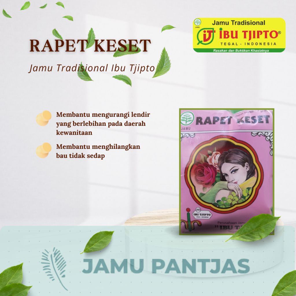 Jual JAMU RAPET KESET ~ IBU TJIPTO ISI 10 SACHET | Shopee Indonesia