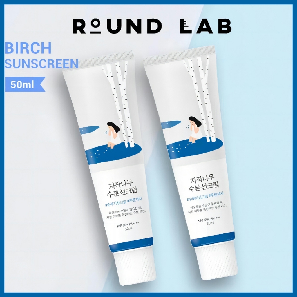 Jual ROUND LAB Sunscreen Birch Juice Moisturizing Sun Cream SPF 50+ PA ...