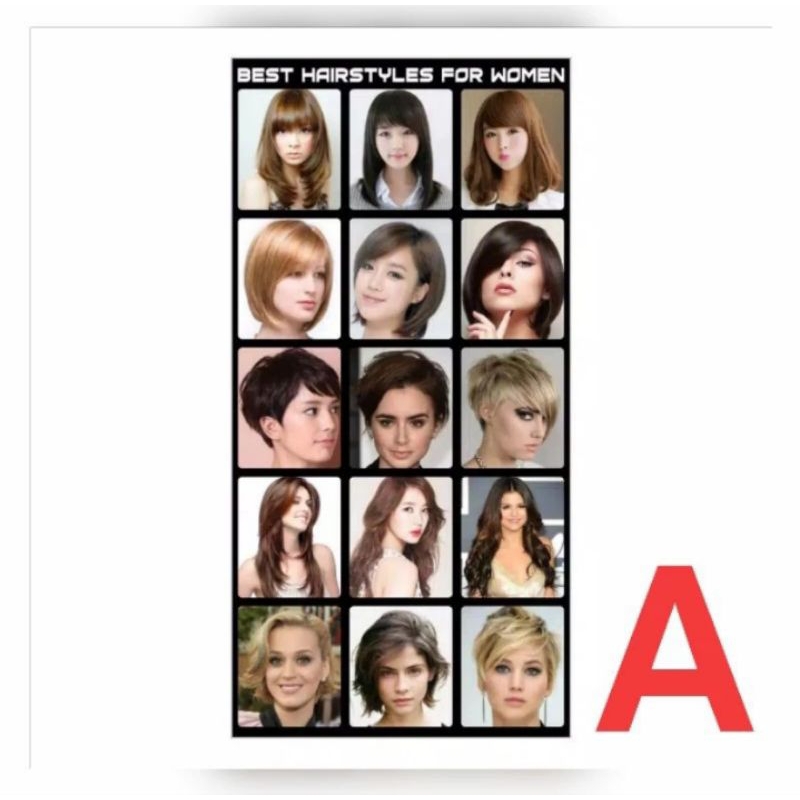 Jual Poster Model Rambut Salon Kecantikan 50*100cm | Shopee Indonesia