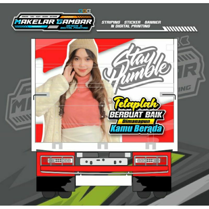 Jual STIKER PINTU BAK BELAKANG TRUK, STIKER BAK TRUK | Shopee Indonesia