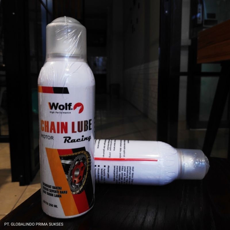 Jual Chain Lube Pelumas Rantai Merek WOLF 250 ml | Shopee Indonesia