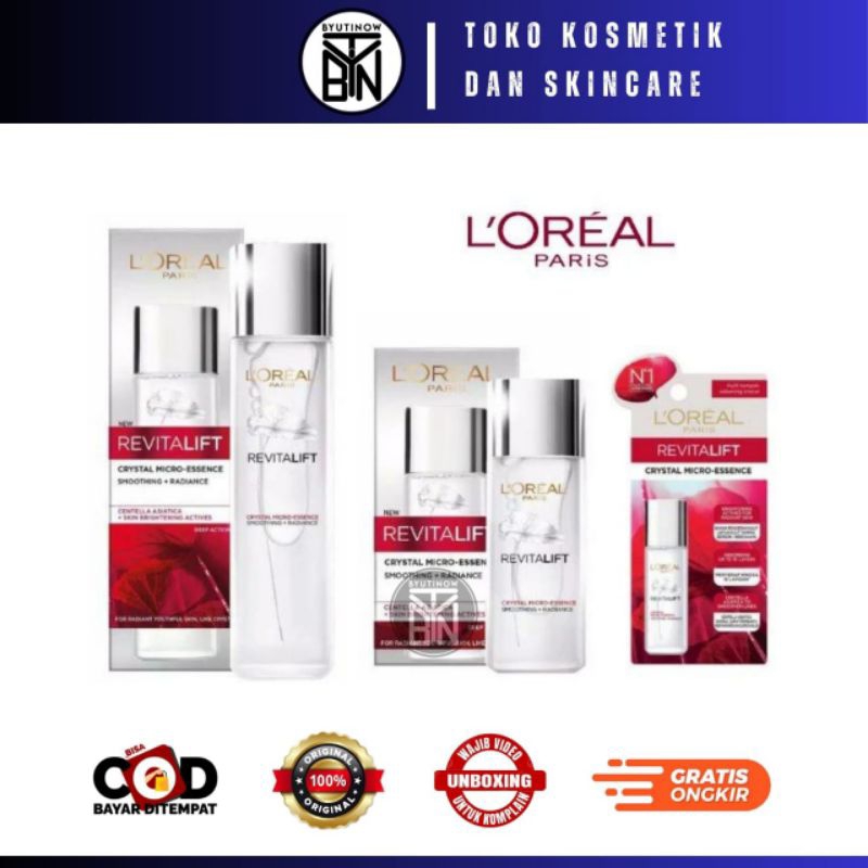 Jual L'oreal Revitalift Crystal Micro Essence -130ml | Shopee Indonesia