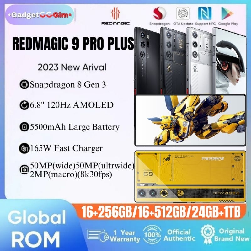 Jual RedMagic 9 Pro Plus / Red Magic 9 Pro Plus Bumblebee 5G Snapdragon ...