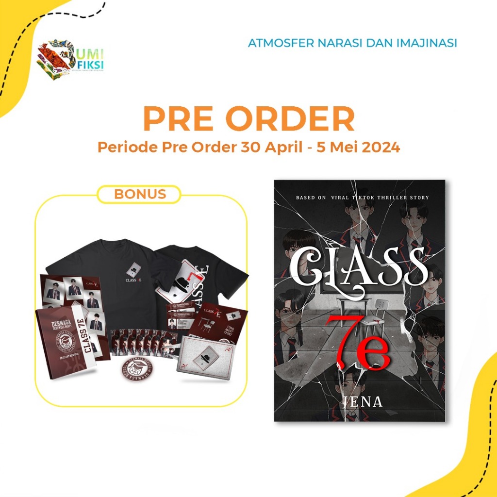Jual Pre Order - Buku Novel - Class 7E - Jena - Akad - Bumifiksi ...