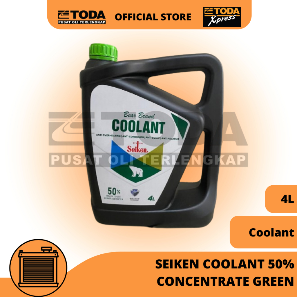 Jual Air Radiator Seiken Coolant 50% Concentrate 4L Original | Shopee ...