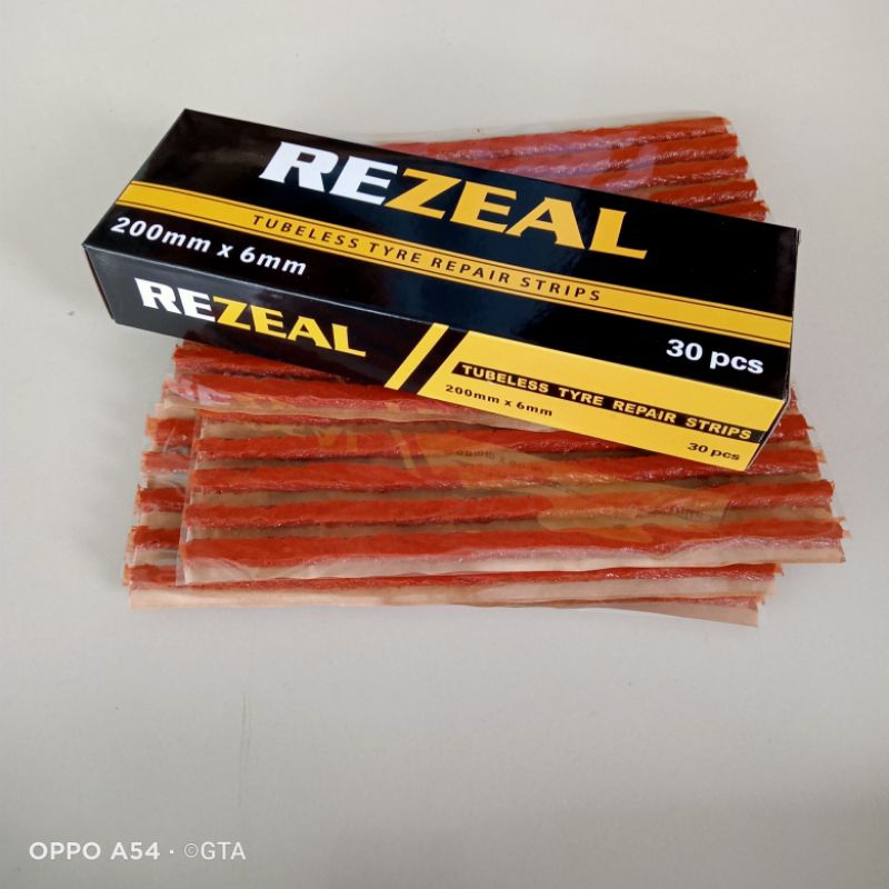 Jual KARET CACING TAMBAL BAN TUBELESS REZEAL | Shopee Indonesia