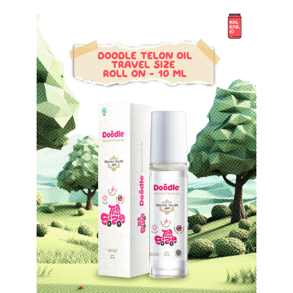 Jual Doodle Oil Telon Travel Size Roll on 10 ml | Shopee Indonesia