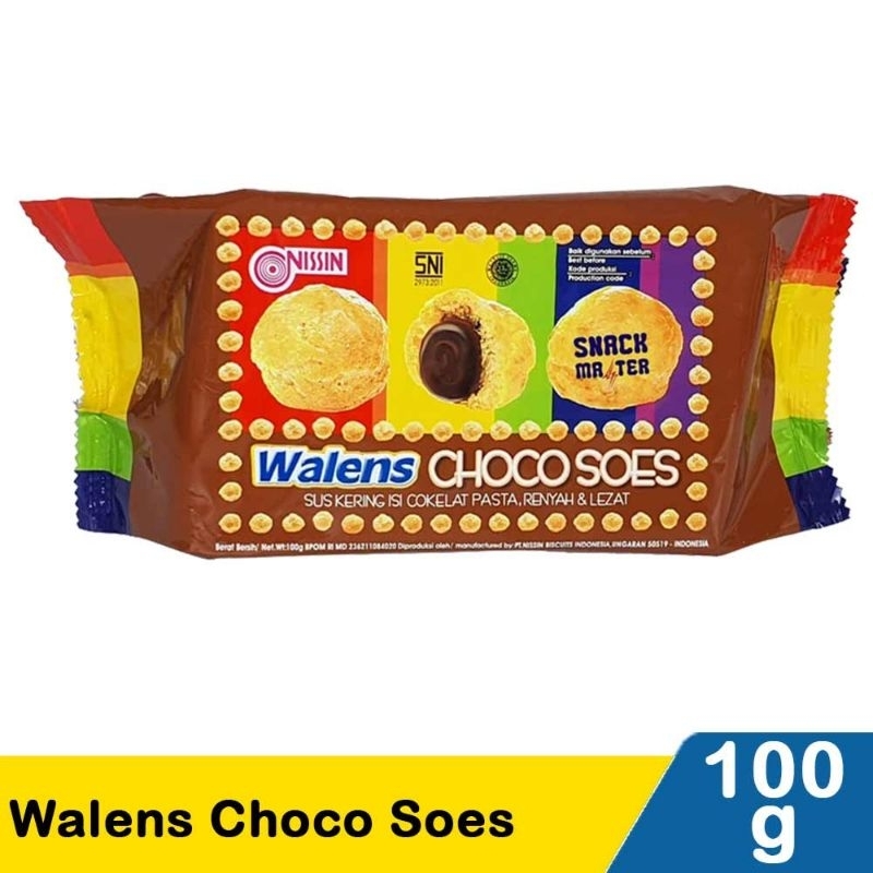 Jual Nissin Walens Choco Soes / Sus Berat 100 gr | Shopee Indonesia