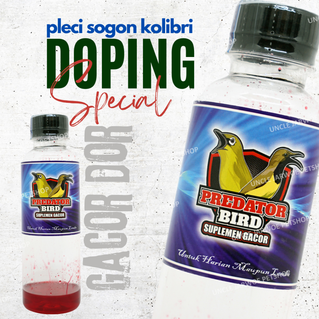 Jual PREDATOR Doping Burung Sogon Kolibri Pleci Dosis Tinggi Cepat ...
