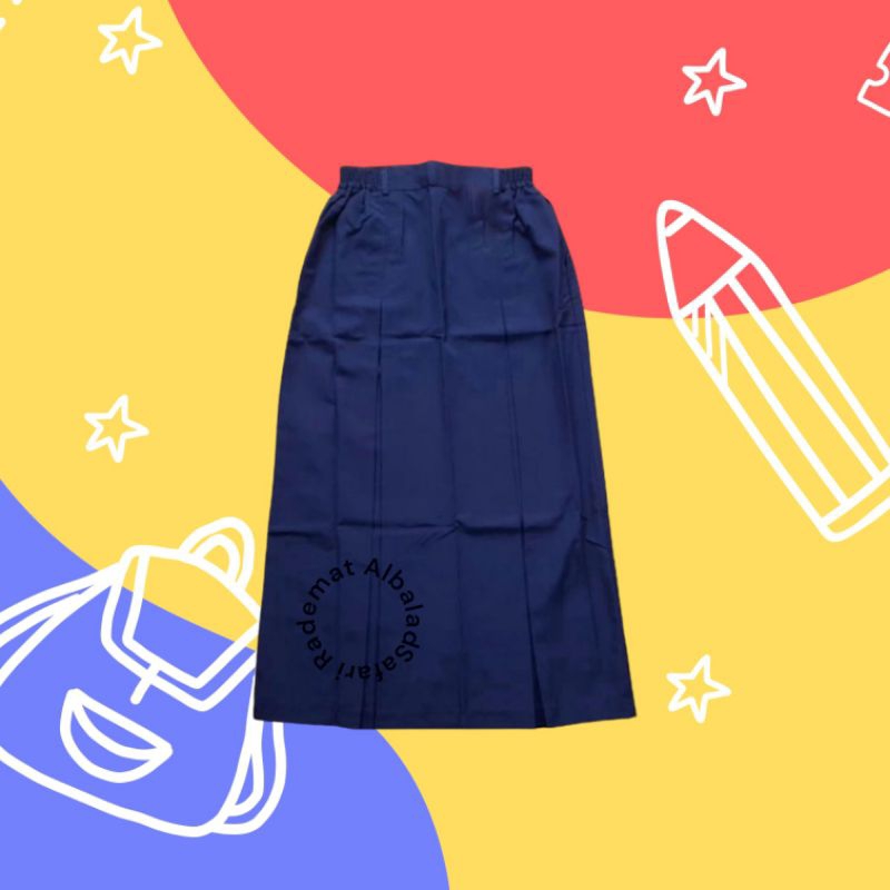 Jual ROK SEKOLAH PANJANG SMP LURUS ROK SMP PLOY/ BAJU SAFARI RADENMAT ...