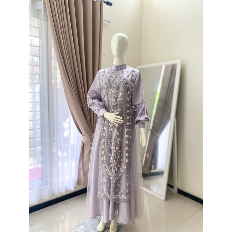 Jual GAUN LUNA / LUNA SET / COUPLE RAYA / BAJU LEBARAN / COUPLE LEBARAN ...