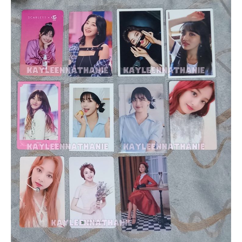 Jual Twice Jihyo Chaeyoung Tzuyu Photocard Non Album Nature Collection Anniversary WIAD DVD ...