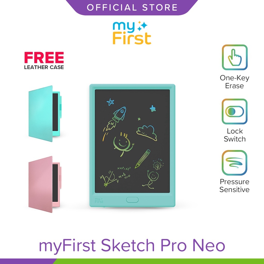 Jual myFirst Sketch Pro Neo Drawing Pad Book Doodle 10" inch | Shopee ...