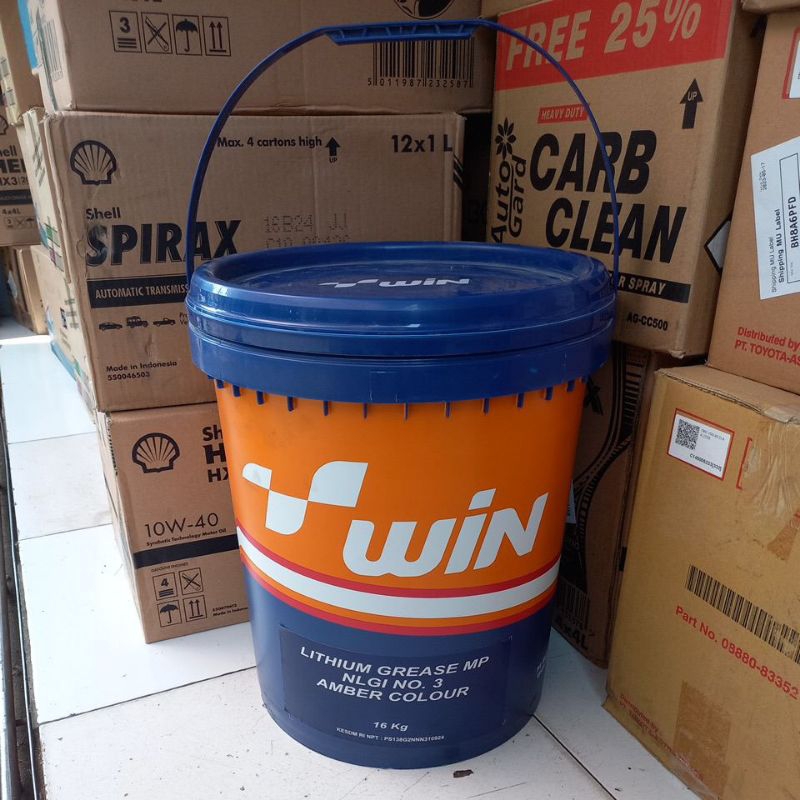 Jual WIN Lithium Grease MP NLGI No 3 16Kg | Shopee Indonesia