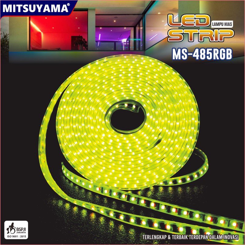 Jual Lampu Hias LED Light Strip Silicone Gel Mitsuyama 20 Meter MS-485RGB | Shopee Indonesia