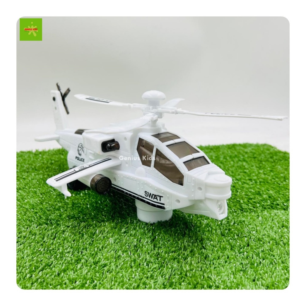 Jual Genius Kids Mainan Helikopter Polisi Swat Helicopter Baterai ...