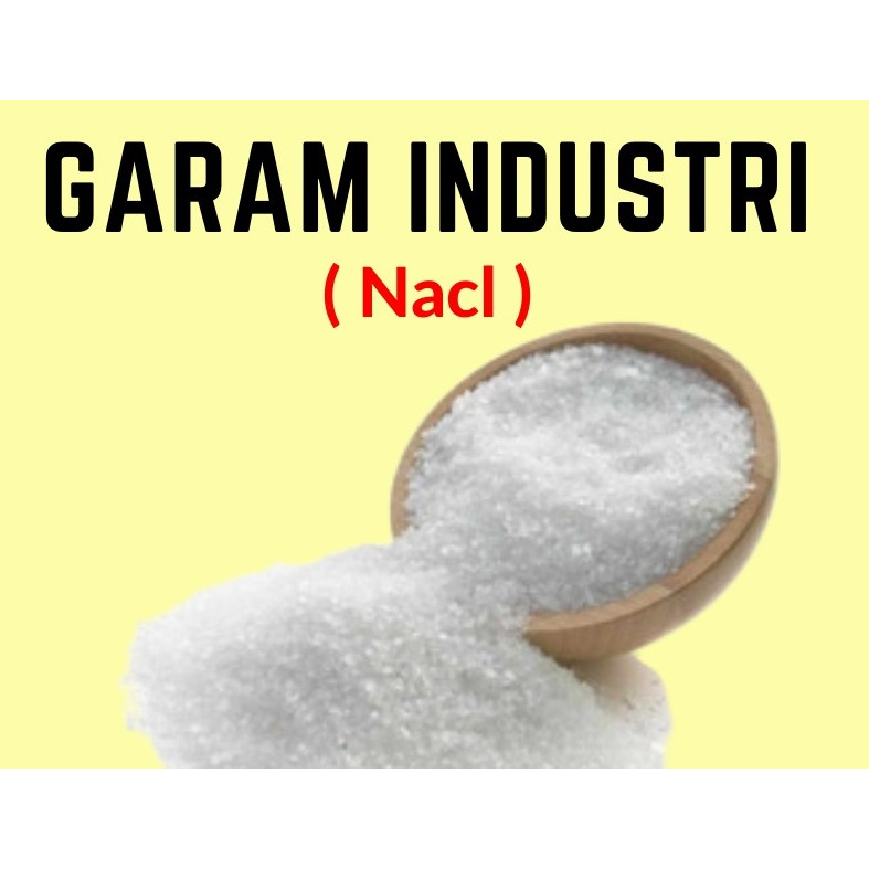 Jual SODIUM CHLORIDE NACL GARAM INDUSTRI 1/2 KG / NACL 1/2 KG | Shopee ...