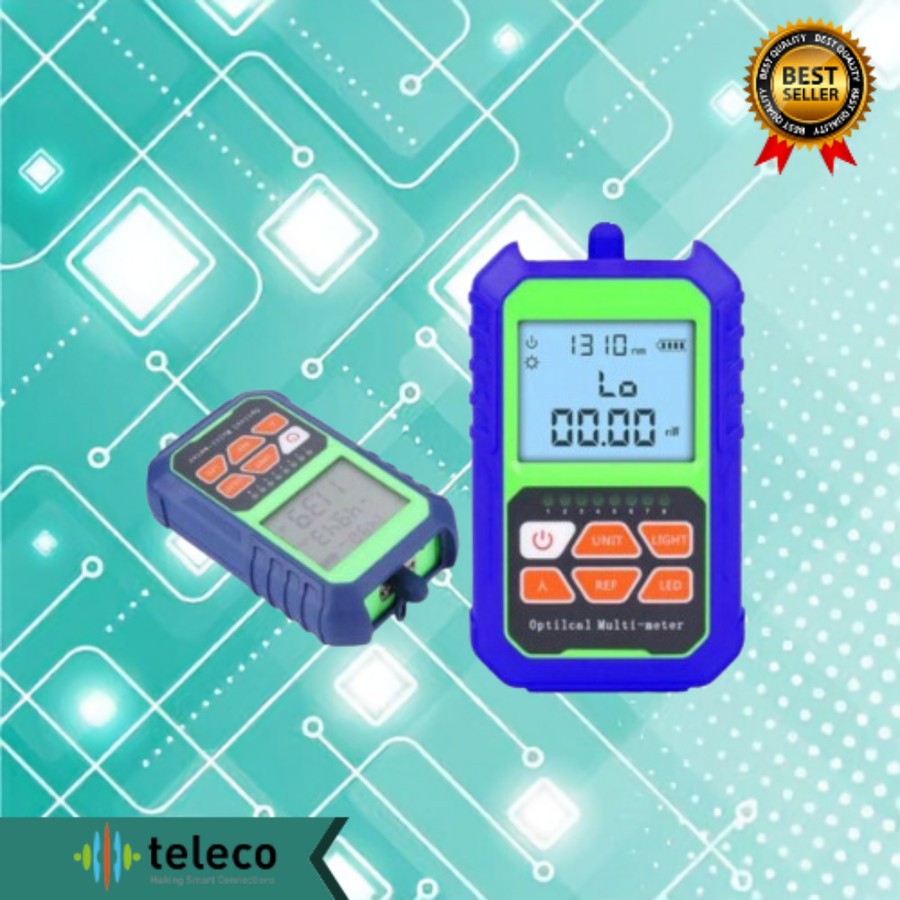 Jual OPM Optical Power Meter LAN Tester Fiber Optik FTTH Tools FO ...