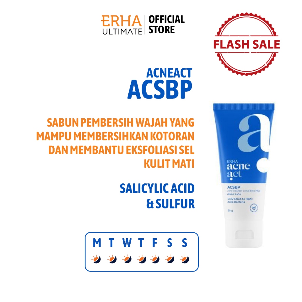 Jual ERHA AcneAct ACSBP 60g | Shopee Indonesia