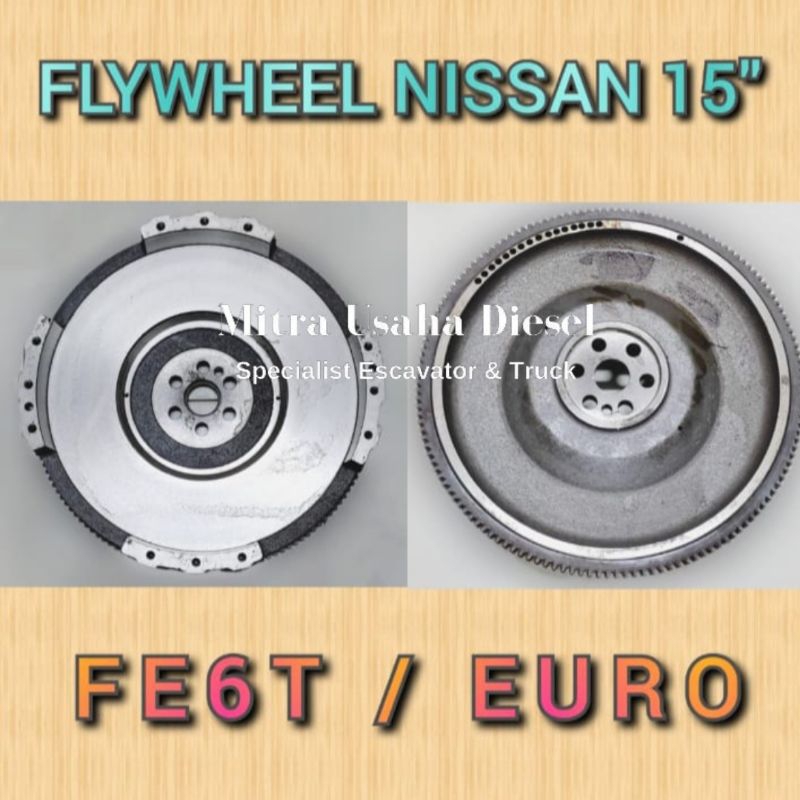 Jual FLYWHEEL ASSY RODA GILA 15" UD TRUCK NISSAN CWA260 PK260 FE6T ...