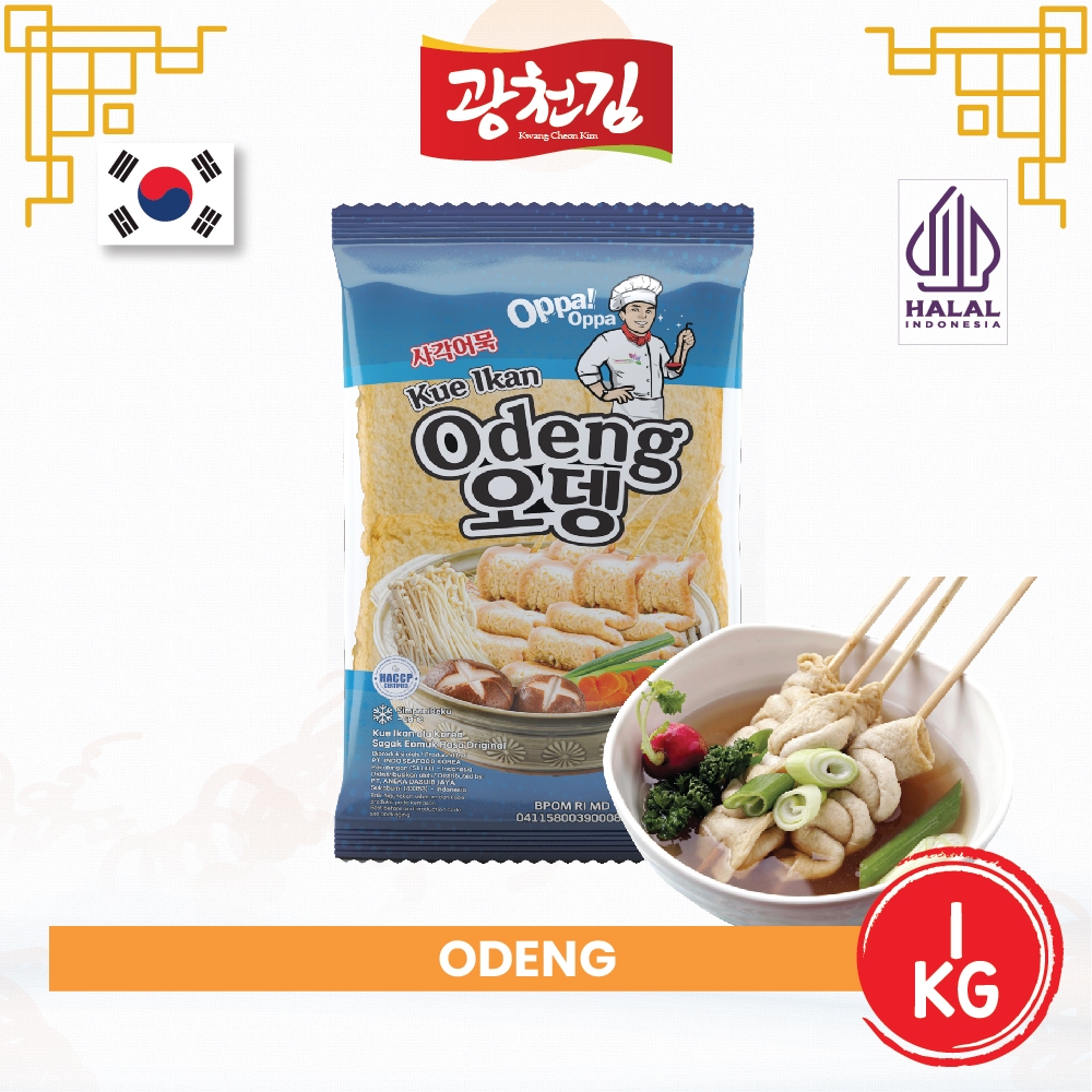 Jual KC [Oppa-OPPA] Odeng Eomuk Korea Fish Cake 1kg | Shopee Indonesia