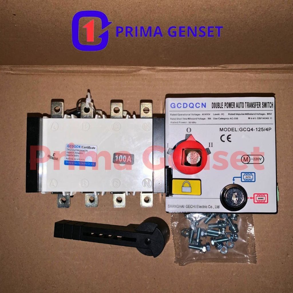 Jual COS Motorized 100A 4P Change Over Switch Harga Murah utk Panel ATS | Shopee Indonesia