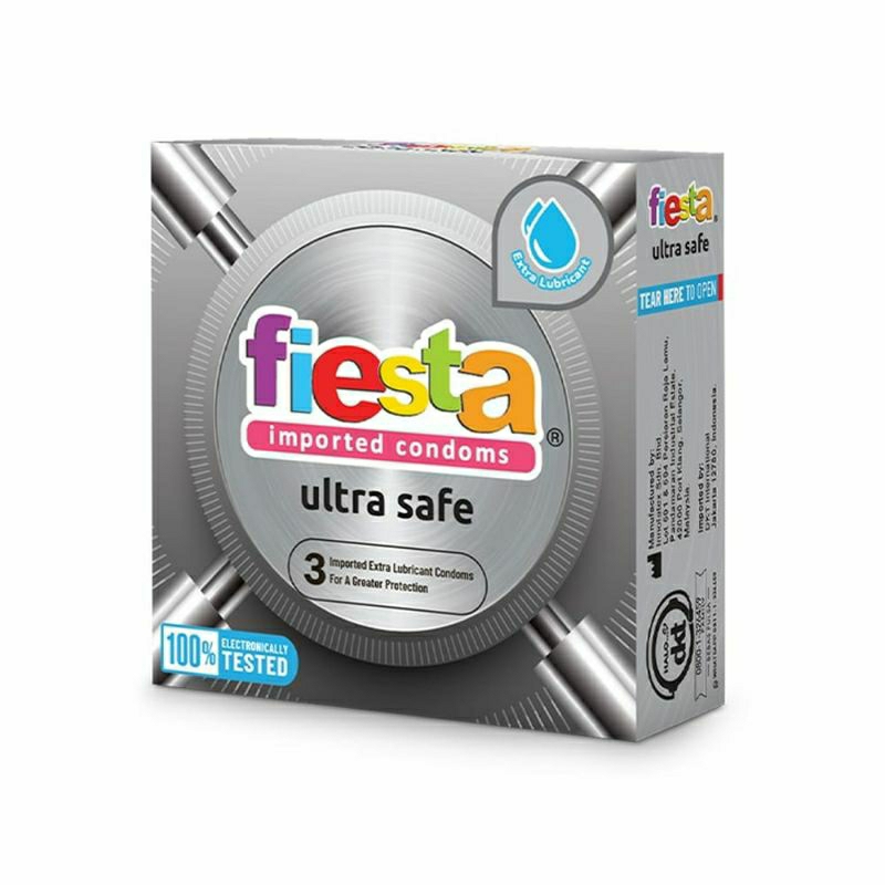 Jual Kondom Fiesta Ultra Safe isi 3 | Shopee Indonesia