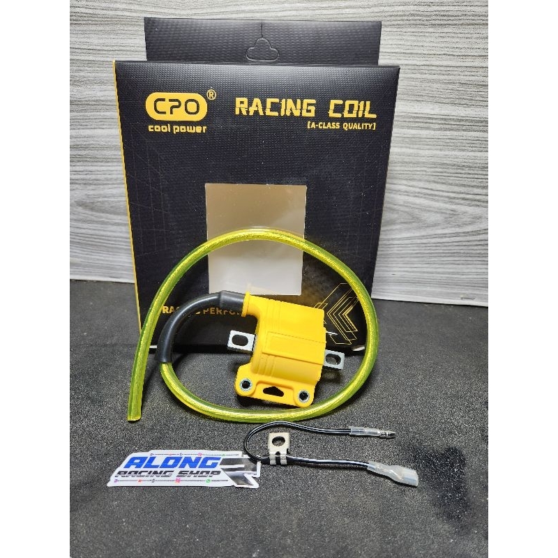 Jual coil racing merk cpo kuning motor karburator injeksi | Shopee ...