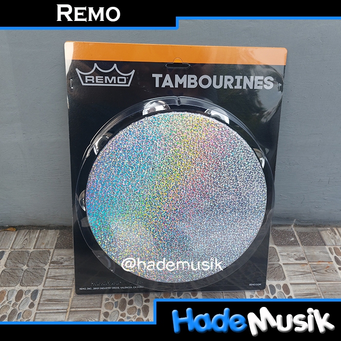 Jual Tamborin Tambourine Remo Sparkle 10" Inch Single Double Row TA ...