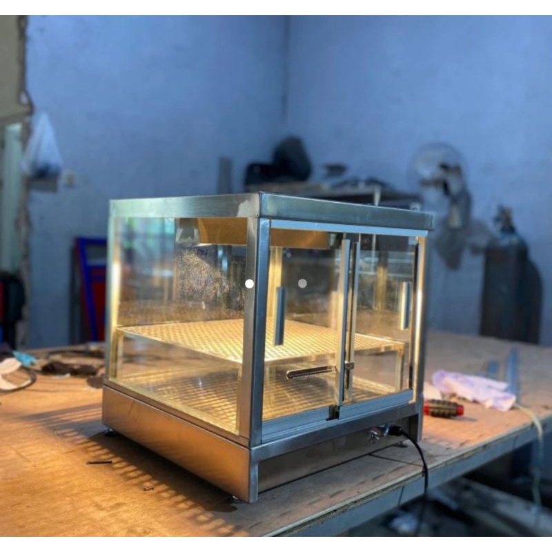 Jual Etalase chicken display stainless / food warmer stainless ...