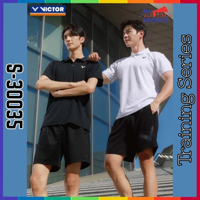 Jual Victor S-30035 C (Size M) Badminton Jersey (Training Series ...