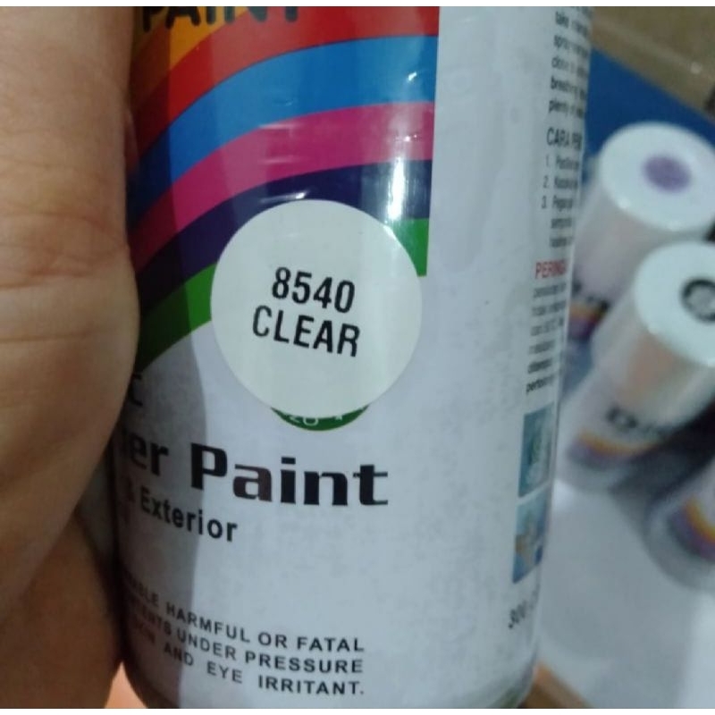 Jual cat semprot pilok pilox diton clear 8540/150cc bening clear pernis ...