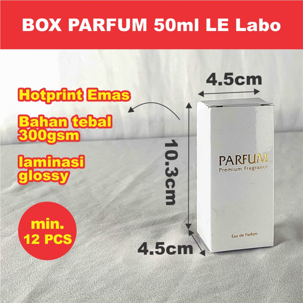Jual Dus Parfum Box Parfum Kemasan Parfum 50 ml bisa semua jenis botol ...