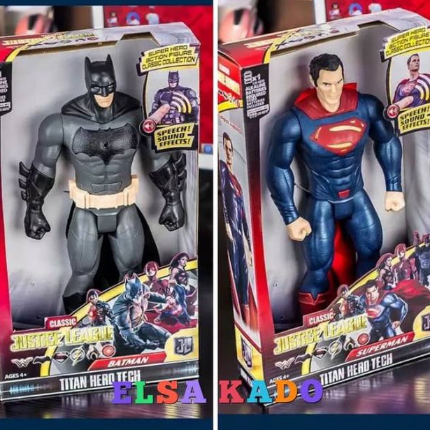 Jual Mainan Super Hero Batman Superman Titan Heroes Flash Hulkbuster ...