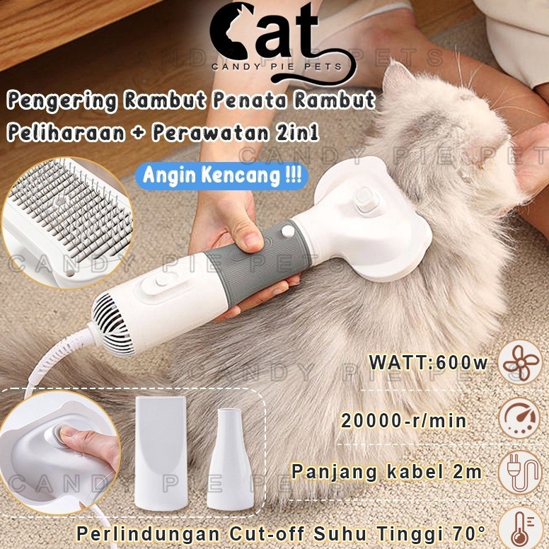 Jual 3 In 1Alat Pengering Bulu Kucing Pet Blower Kucing Hair Dryer ...