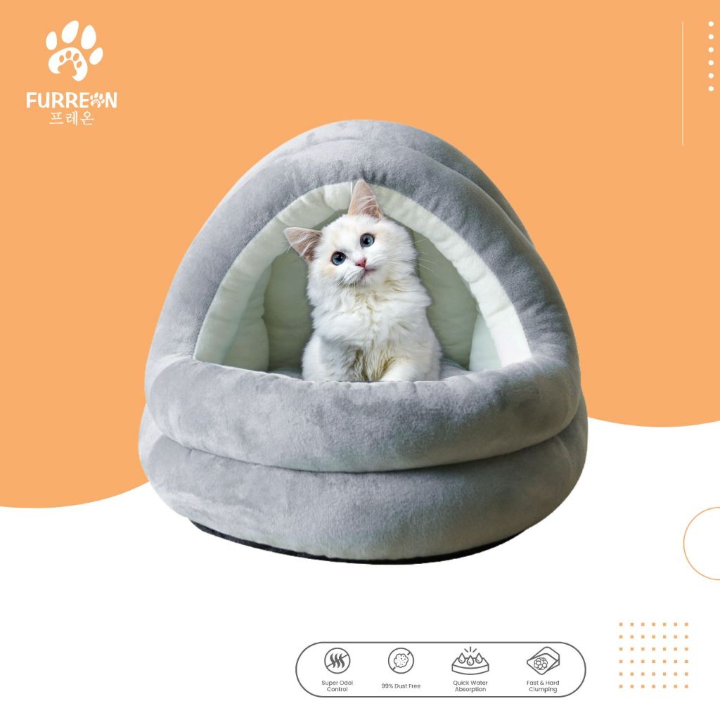 Jual Tempat Tidur Kucing Anjing Pet Bed Sarang Goa Hewan Peliharaan ...