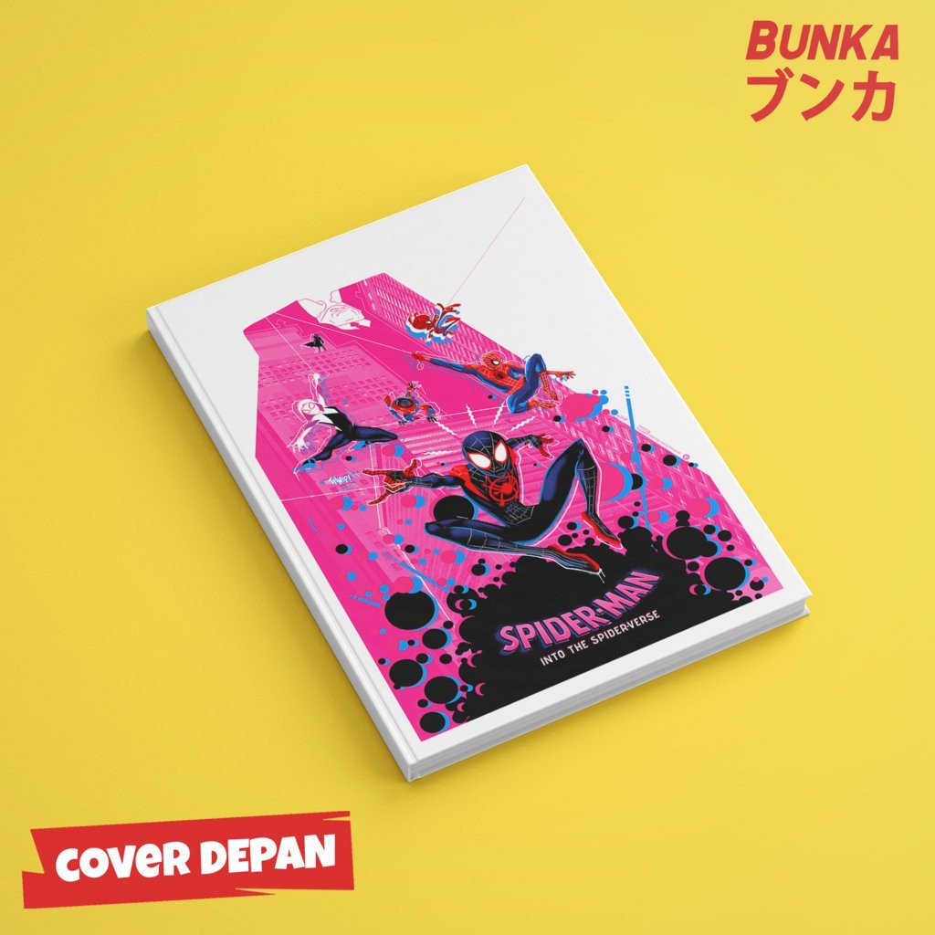 Jual Pocket Note Marvel Spiderman spider verse Hardcover A6 Buku Tulis ...