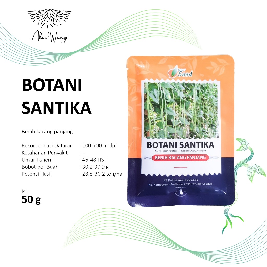 Jual BENIH KACANG PANJANG BOTANI SANTIKA 50 G | Shopee Indonesia