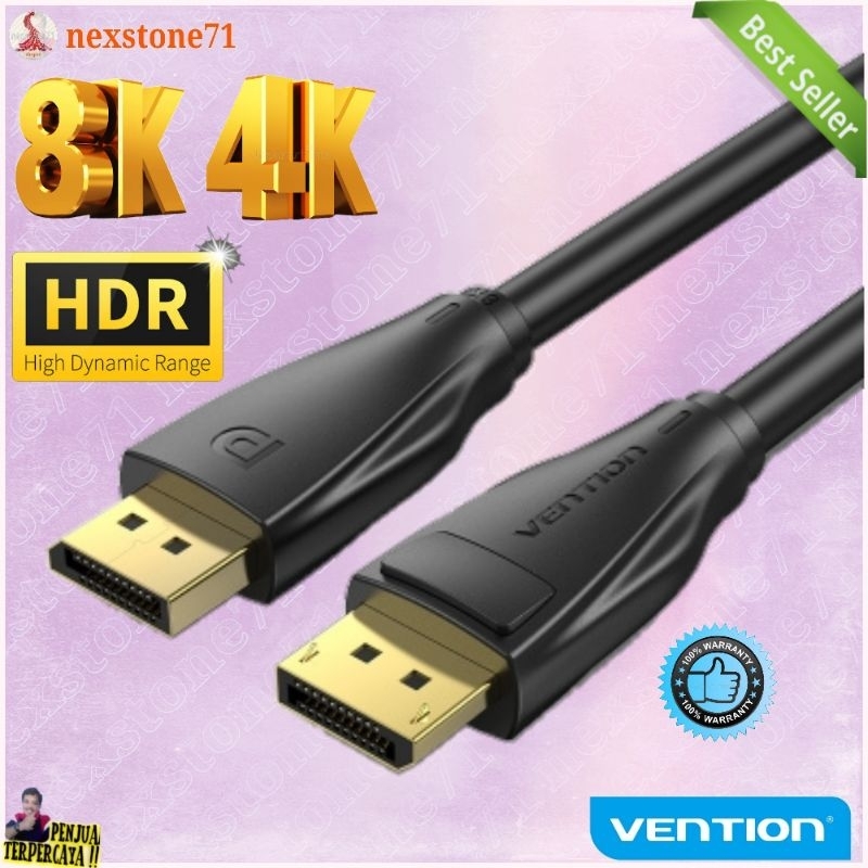 Jual Kabel DisplayPort DP Male to Male 4K 8K HDR Adaptive-Sync | Shopee ...