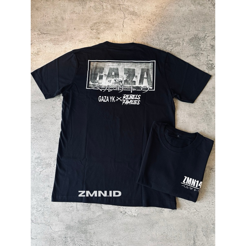 Jual T-shirt ZMN black 14.03 | Shopee Indonesia