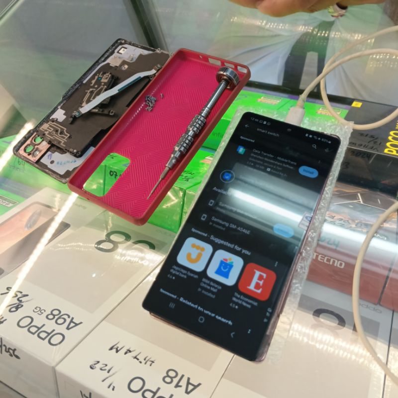 Jual mesin Samsung note 20 8\256 ex resmi ada dus nego sampai jadii ...