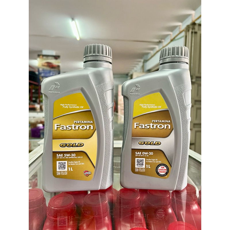 Jual Oli Pertamina Fastron Gold 0w20 / Fastron Gold 5w30 (1L) | Shopee ...