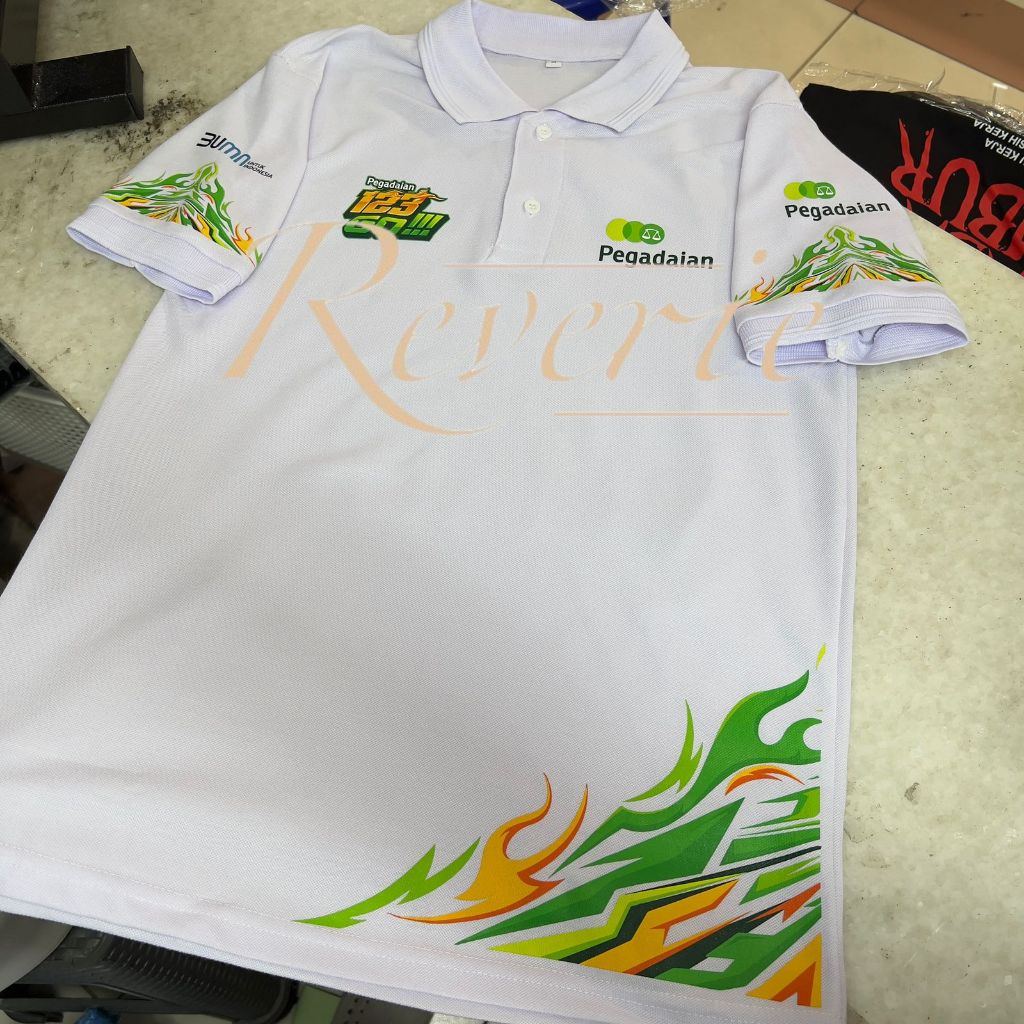 Jual BAJU POLOSHIRT PEGADAIAN 123 GO KAOS KERAH SERAGAM KANTOR KARYAWAN ...